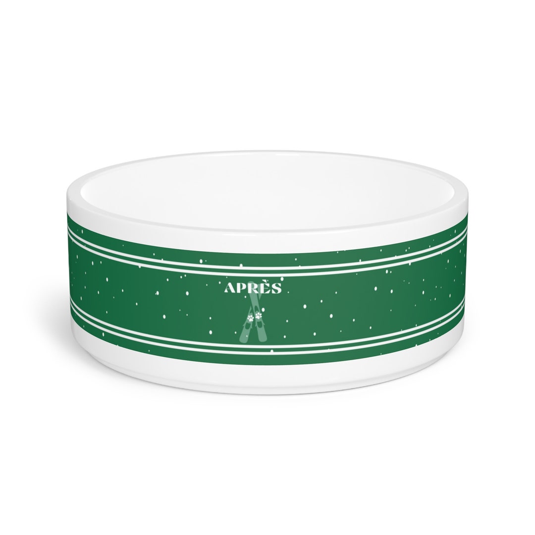 Preppy Après Pet Bowl - Etsy