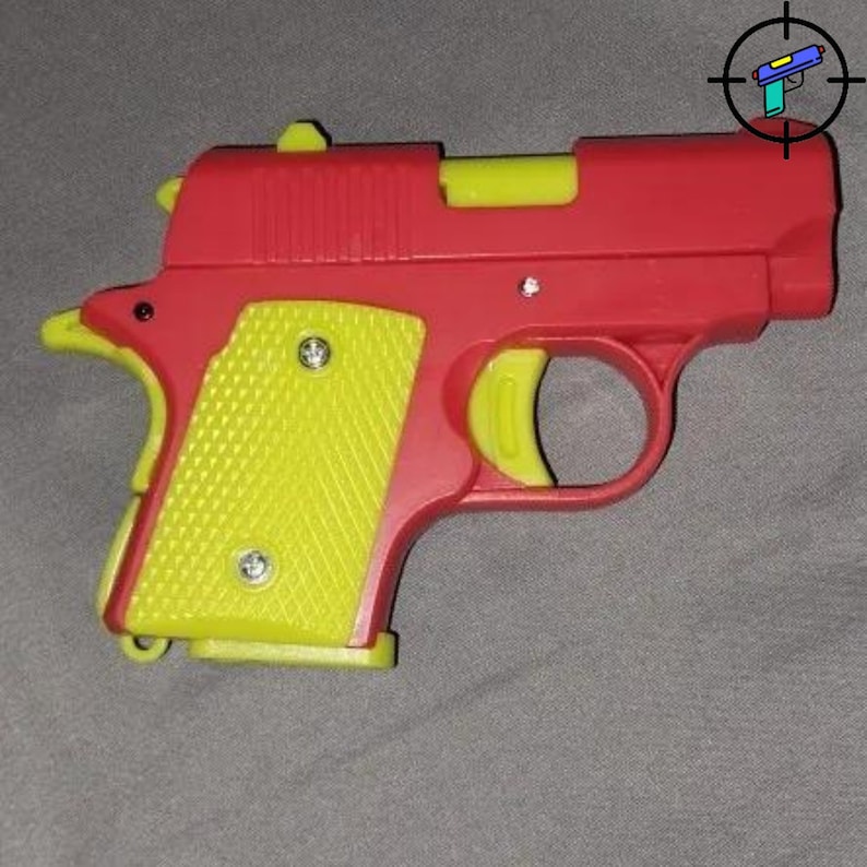 Fidget Toy Gun With Realistic Blowback Action Mini 1911 Pistol, Non ...