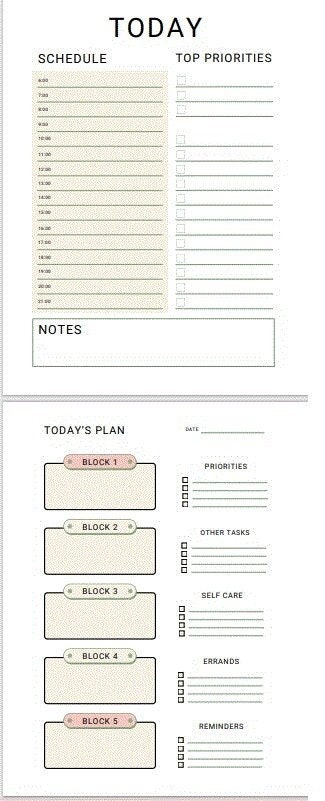 Adhd-friendly Weekly Planner | Printable Digital Layout for Focus, Calm ...