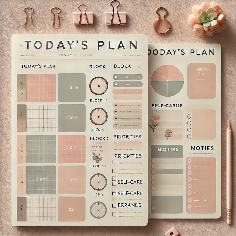 Adhd-friendly Weekly Planner | Printable Digital Layout for Focus, Calm ...