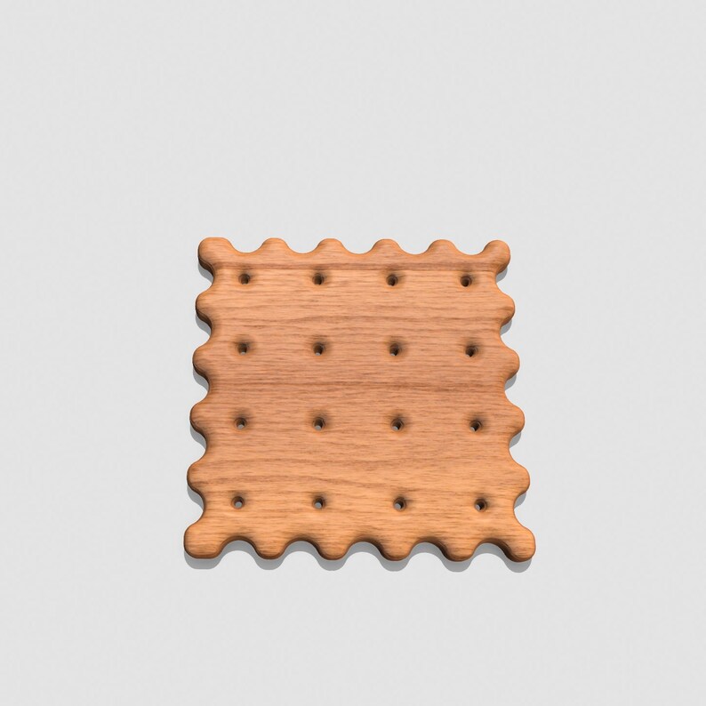 Biscuit Coaster - 3D STL File for CNC - Etsy