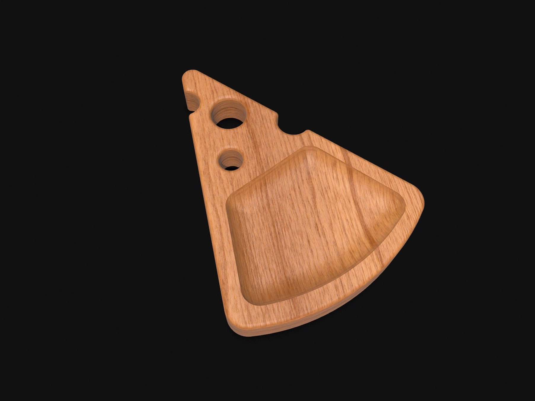 Cheese Slice Serving Tray - 3d STL File for CNC - Etsy