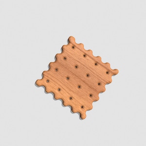Biscuit Coaster - 3D STL File for CNC - Etsy