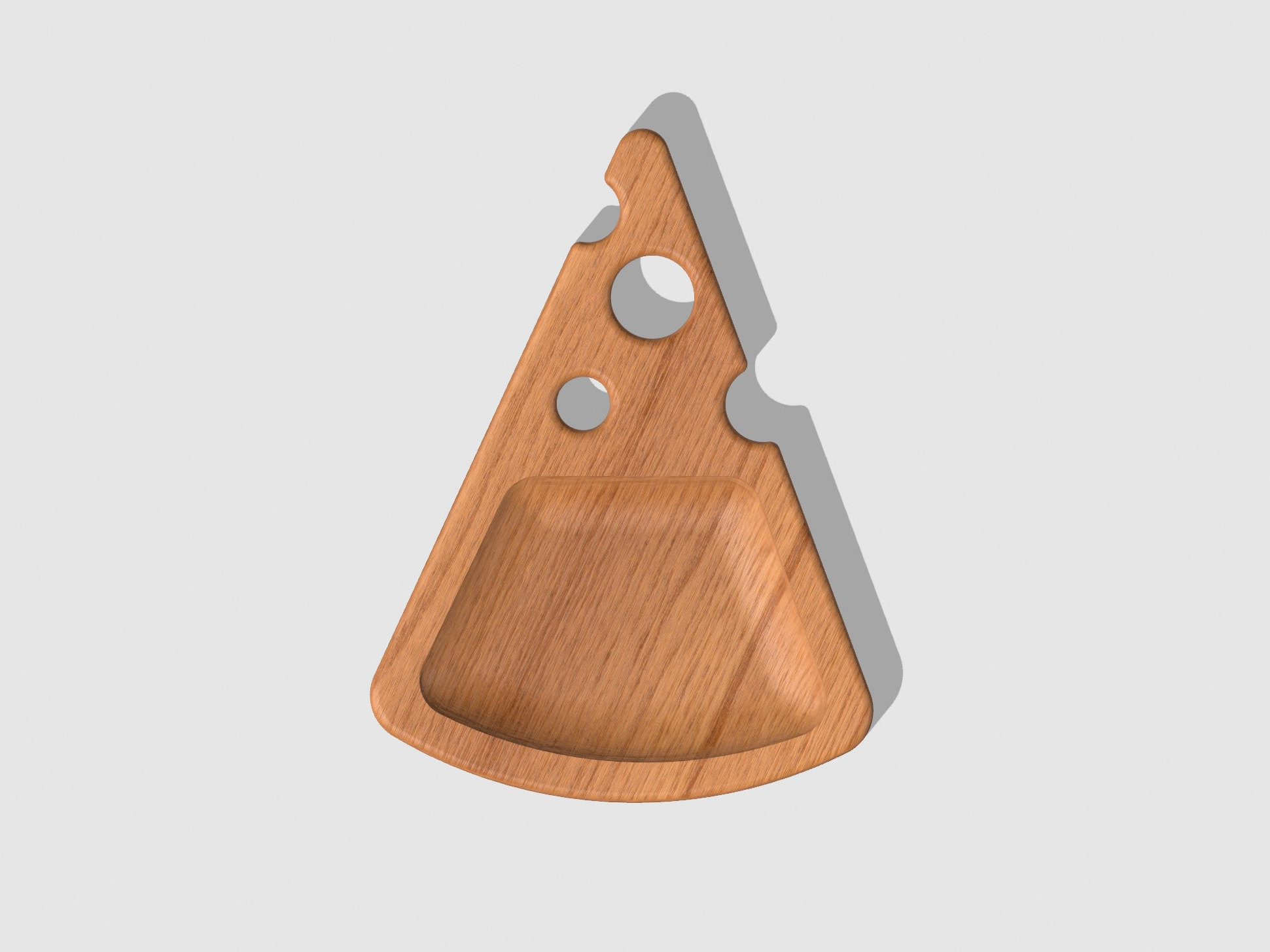 Cheese Slice Serving Tray - 3d STL File for CNC - Etsy