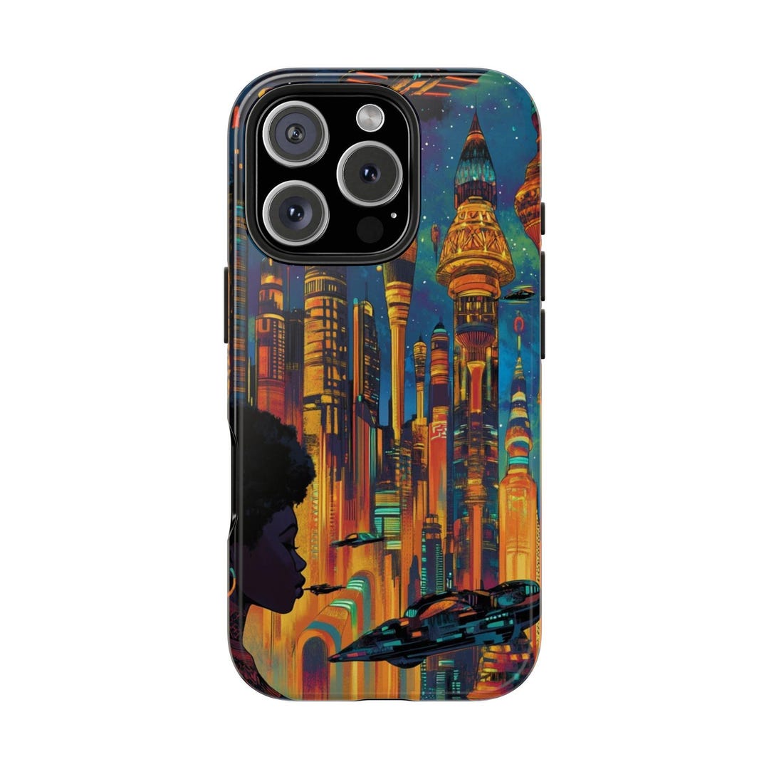 Futuristic Phone Case, Tough Phone Cases for Travelers, Unique Gifts ...
