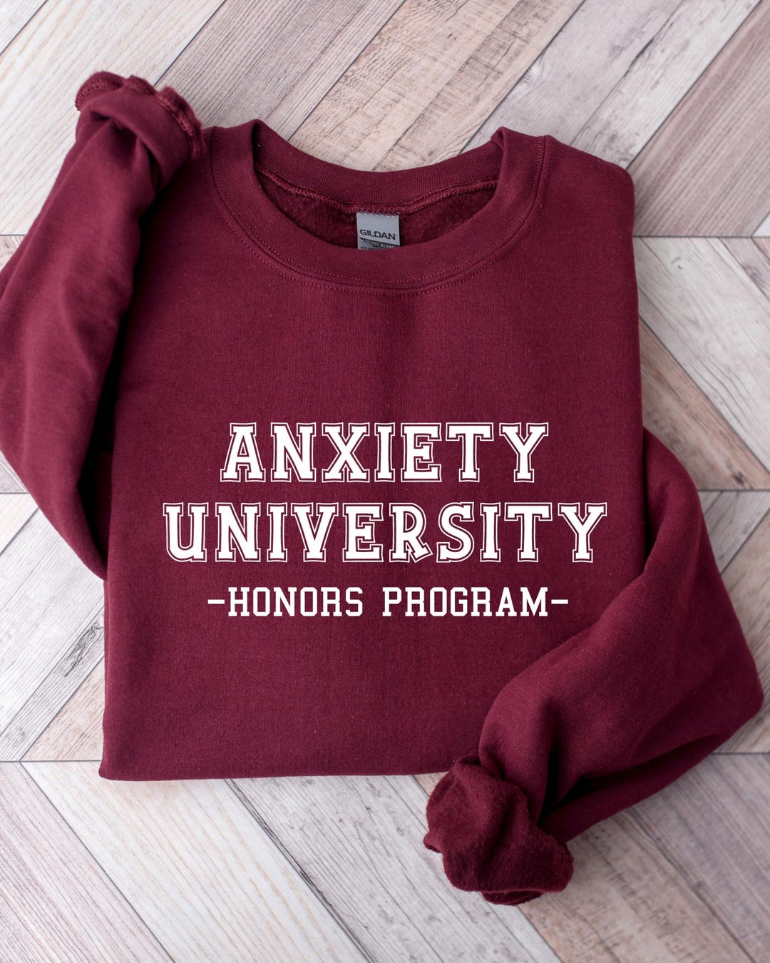 Anxiety University Honors Program Sweatshirt,mental Health Sweatshirts ...