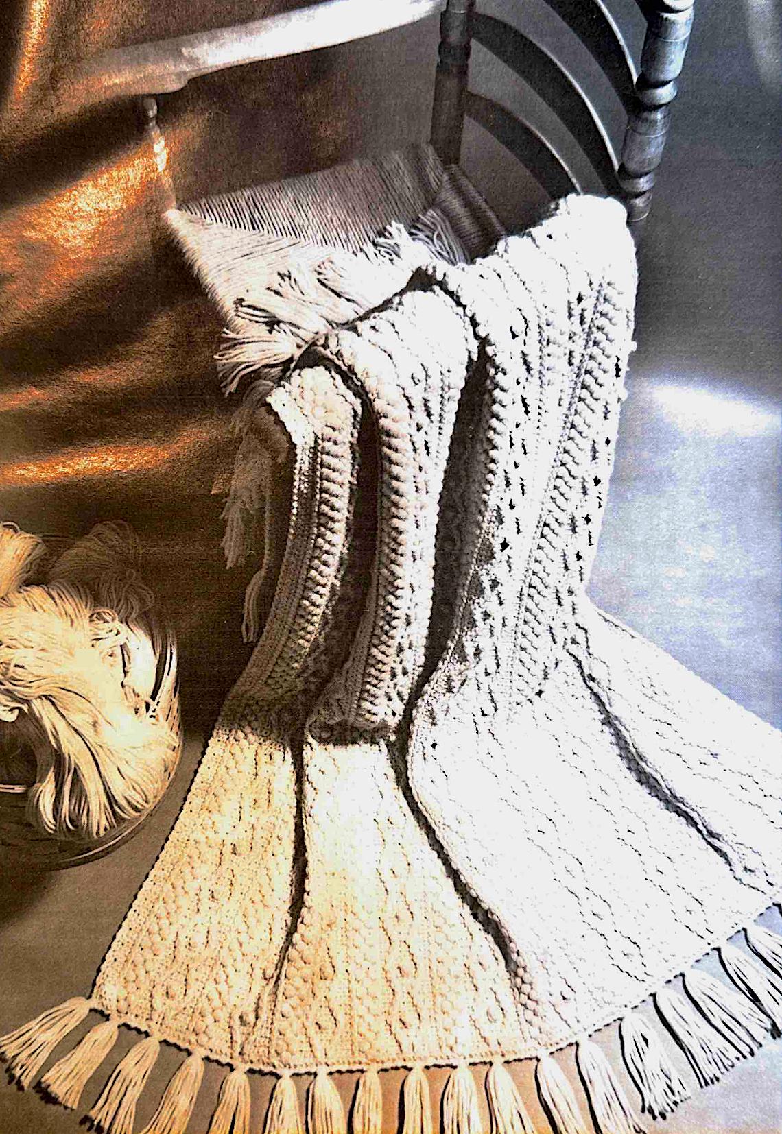 Fisherman Ripple Afghan Pattern