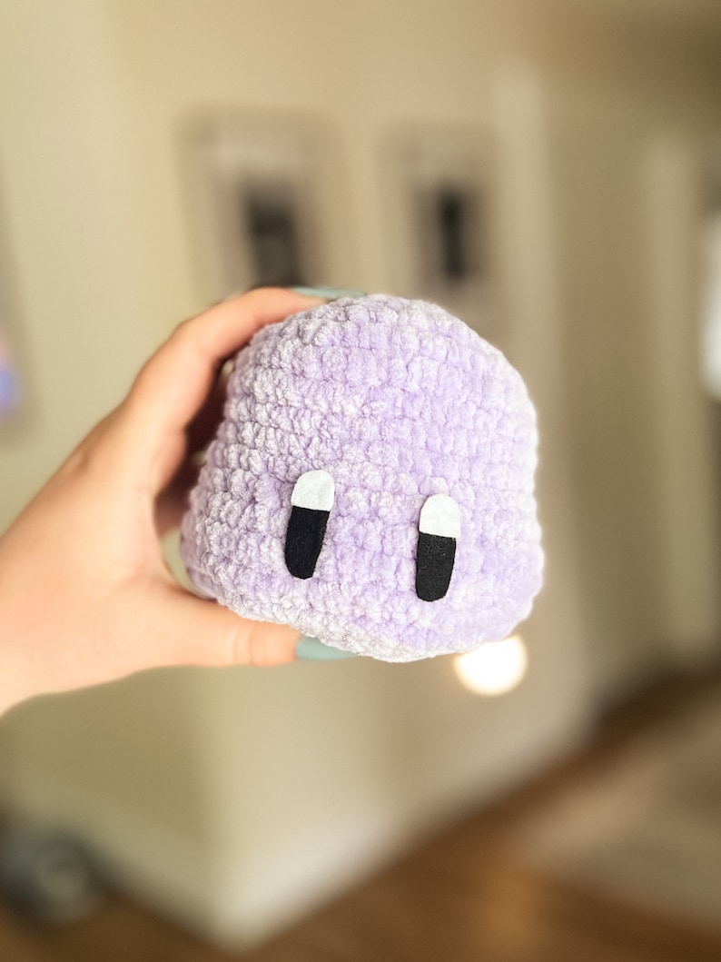 Purple Slime Plushie, Crochet Stardew Valley Plush, Handmade Slime Toy ...