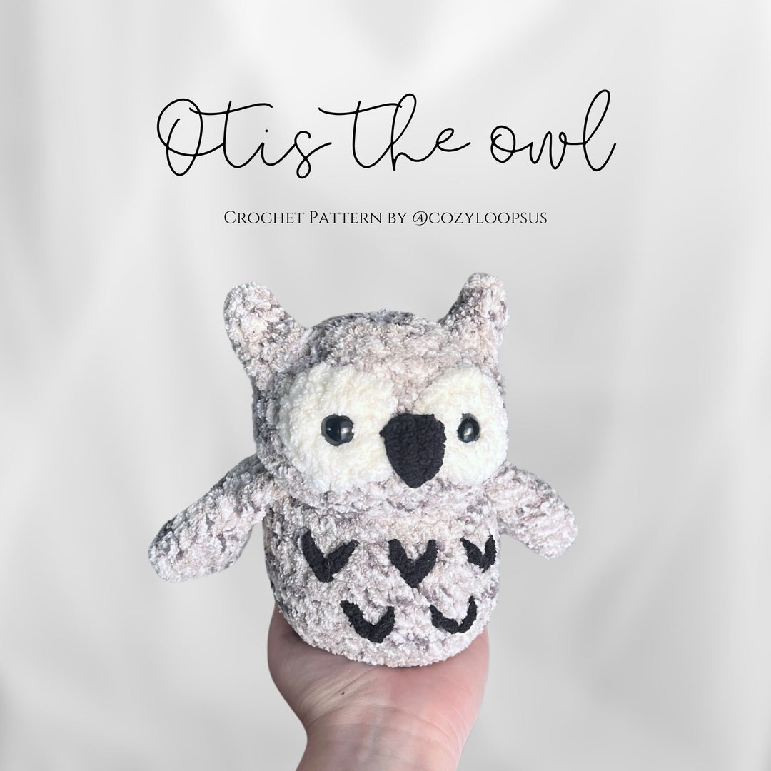 Otis the Owl Crochet Pattern, Crochet Owl Pattern, Amigurumi Owl, Fall ...