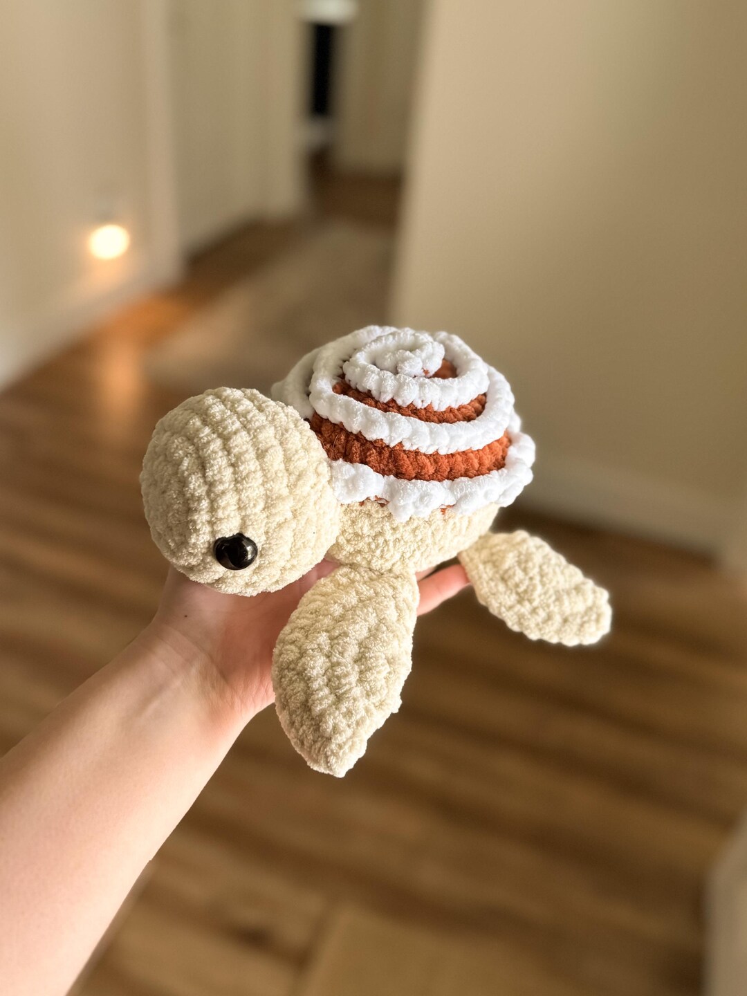 Cinnamon Roll Turtle, Crochet Turtle, Crochet Food, Cinnamon Roll ...