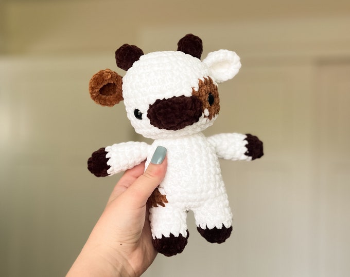 Milk Chocolate Cow, Crochet Cow, Cow Plushie, Brown Cow Toy, Crochet ...