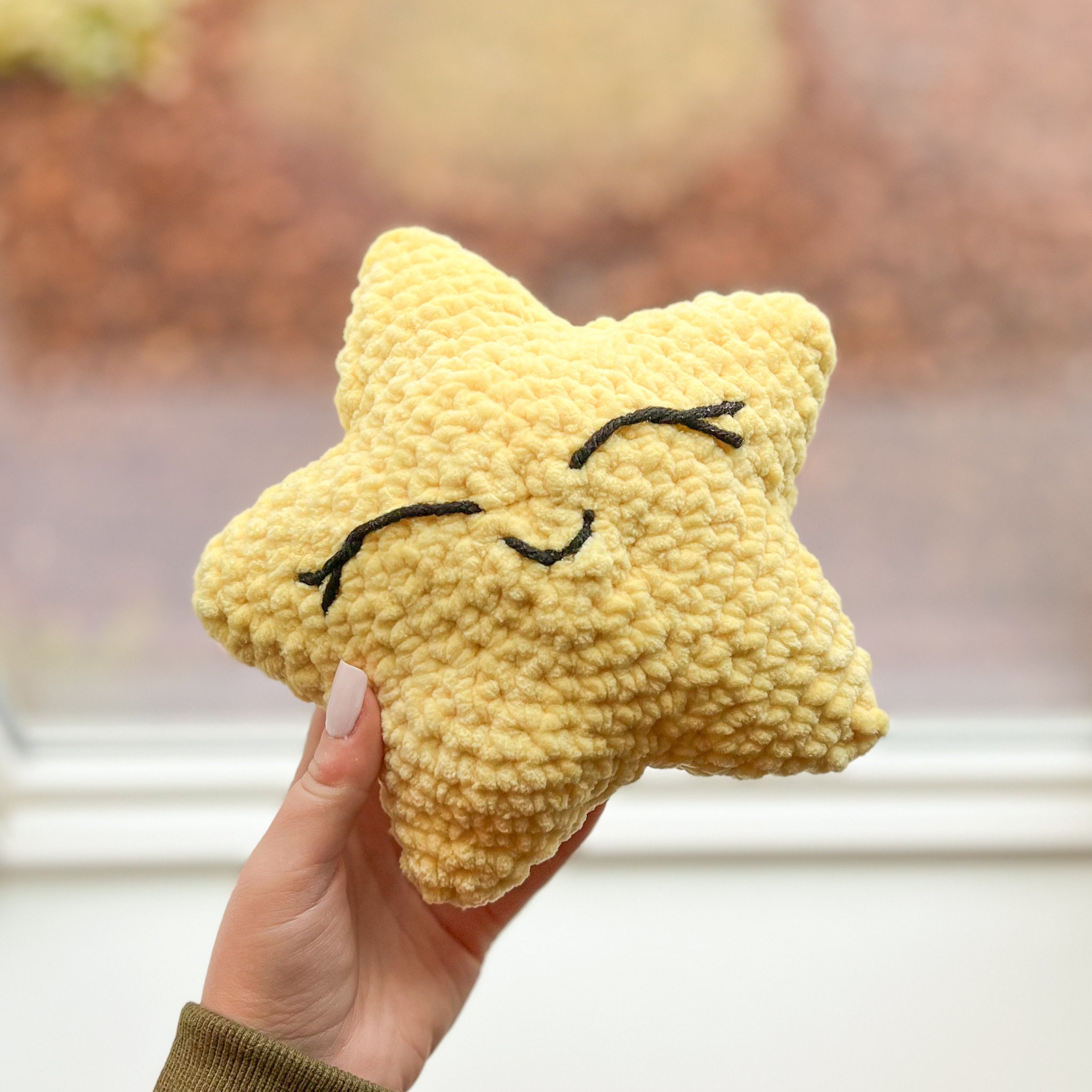 Star Plushie, Crochet Star Plushie, Nursery Decor, Amigurumi, Crochet ...