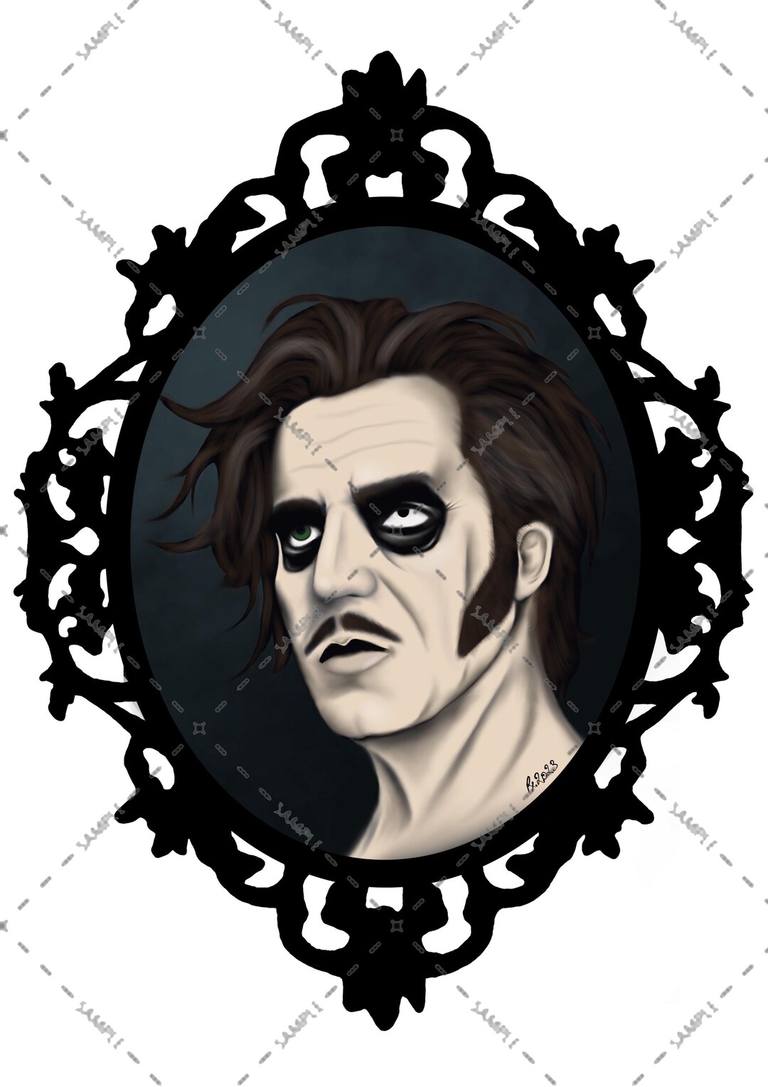 Ghost ~ Cardinal Copia Tattoo Design - Etsy