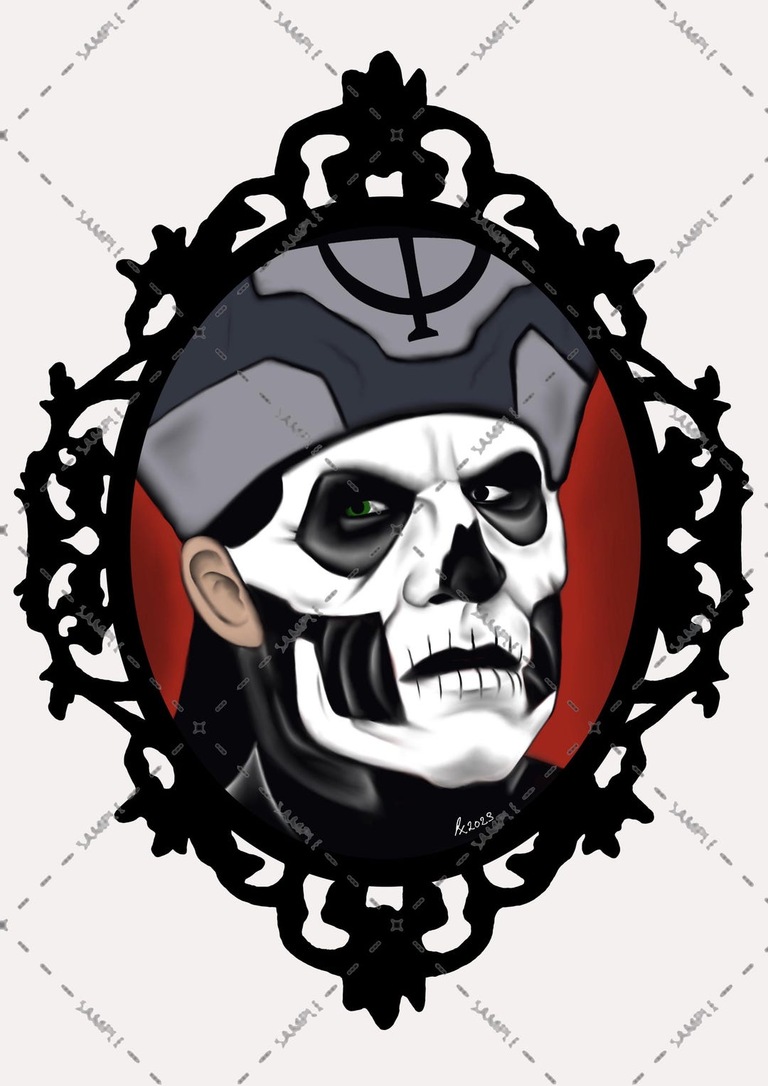 Ghost ~ Papa Secondo Tattoo Design - Etsy