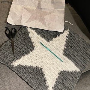 5 Point Star Graph Pattern - Etsy