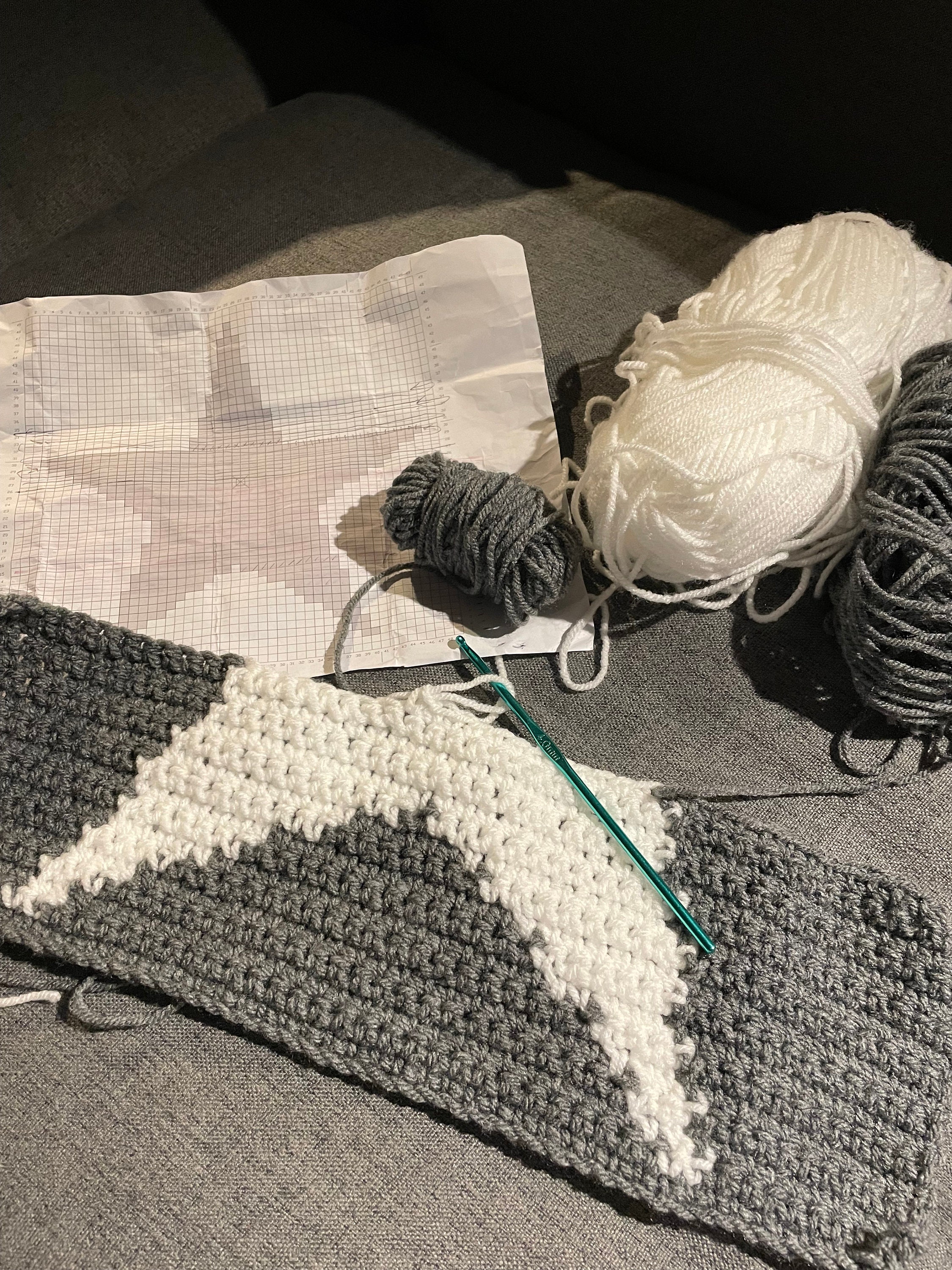 5 Point Star Graph Pattern - Etsy