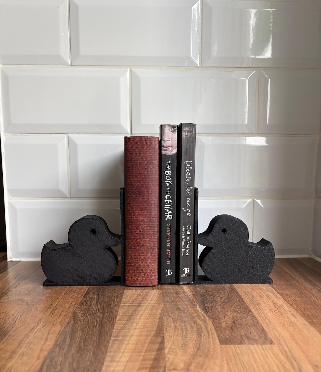 Duck Bookends, Cute Minimal Duck Shelf Decor, Modern Animal Bookends - Etsy