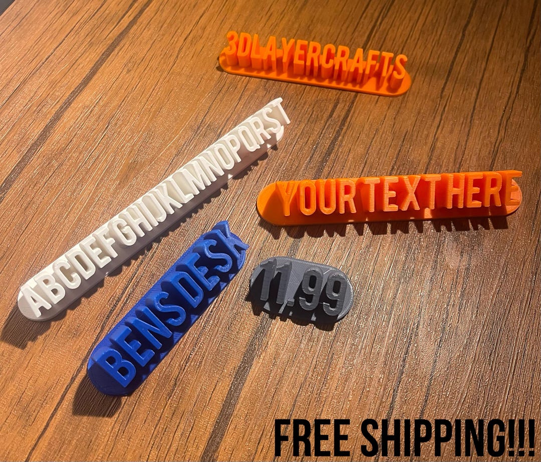 Custom Desk Nameplate, Office Desk Display, Name Tag, Personalised Gift ...