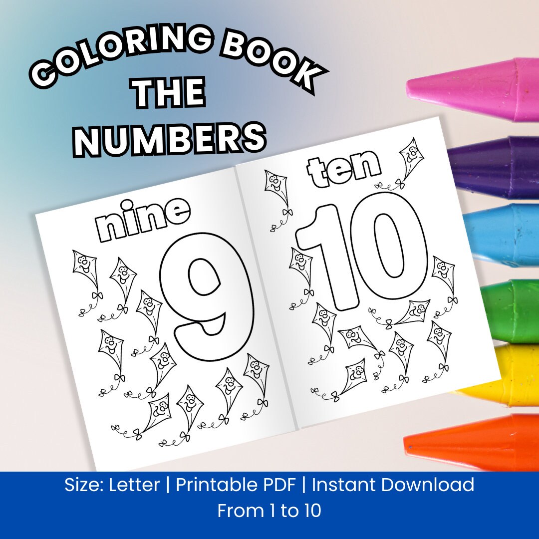 Coloring Book the Colors in English Printable PDF Ideal to Support ...