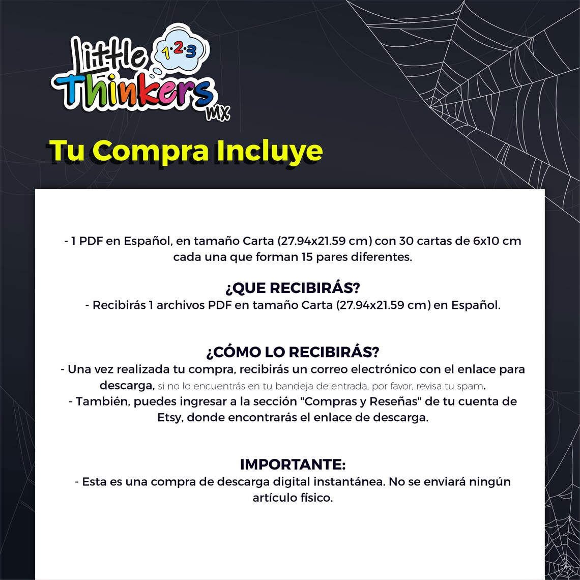 Halloween Memory Game in Spanish, Kids Game, Printable Halloween, 15 ...