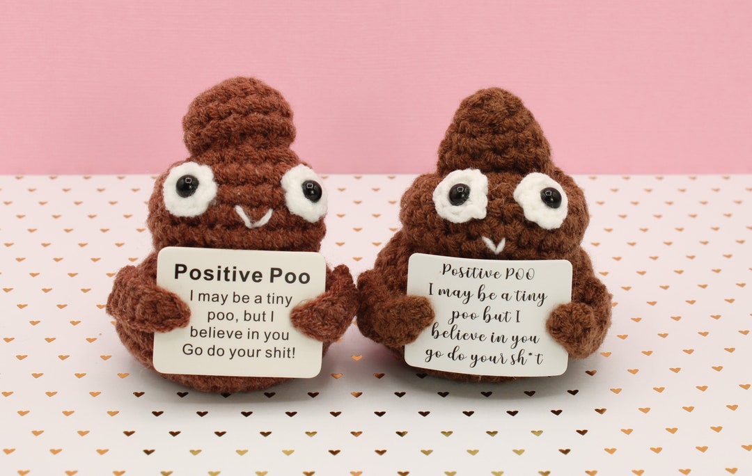 Positive Poo Crochet Doll. Positive Potato. Emotional Support Pickle ...