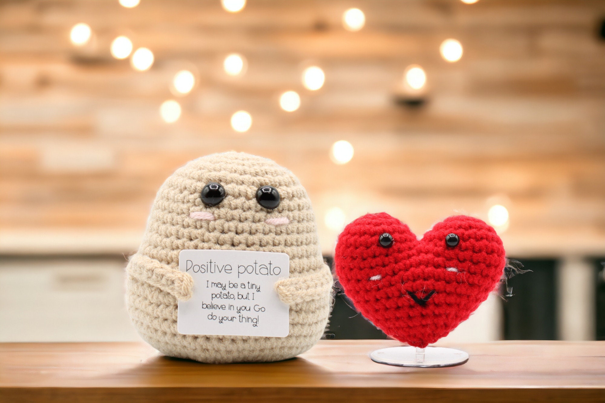 Positive Potatoes Etsy Jaycee The Emotional Support Potato Amigurumi ...