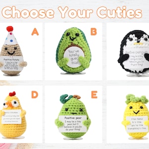 Positive Potato Crochet Gift. Handmade Uplifting Gifts for Friends ...