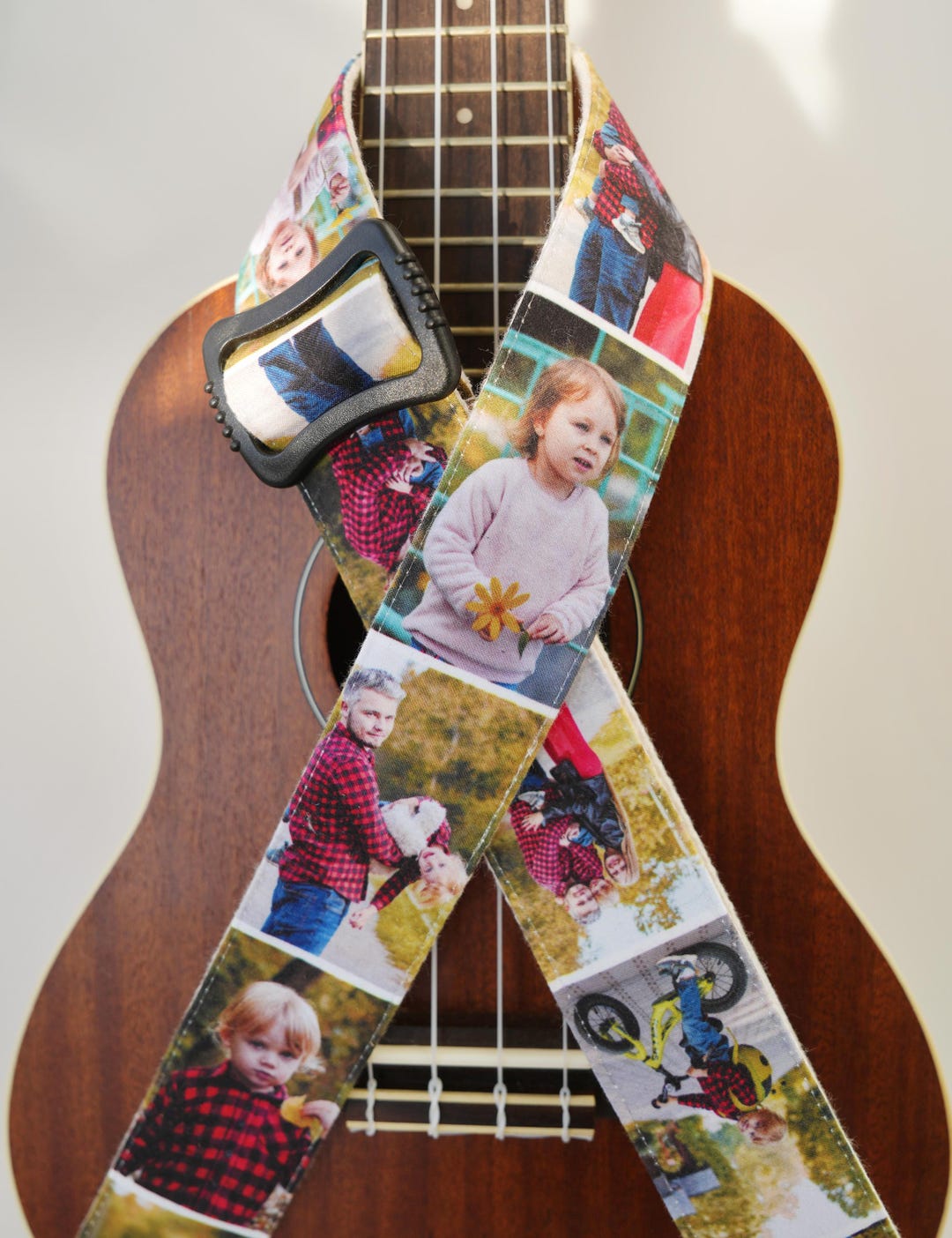 Ukulele Photo Strap, Customized Ukulele and Kids Guitar Strap, Your ...