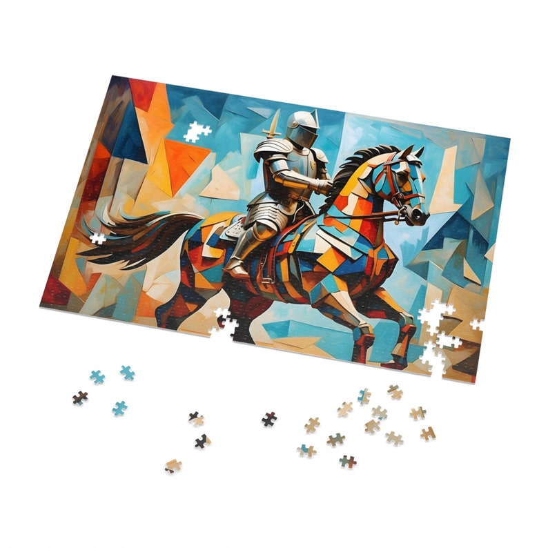 Medieval Knight Jigsaw Puzzle 1000-piece, Artistic, Elite, Cubism ...