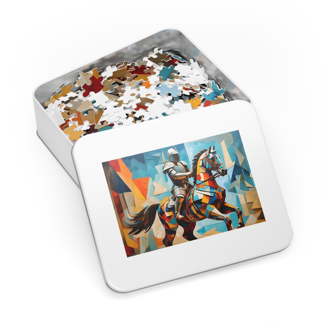 Medieval Knight Jigsaw Puzzle 1000-piece, Artistic, Elite, Cubism ...