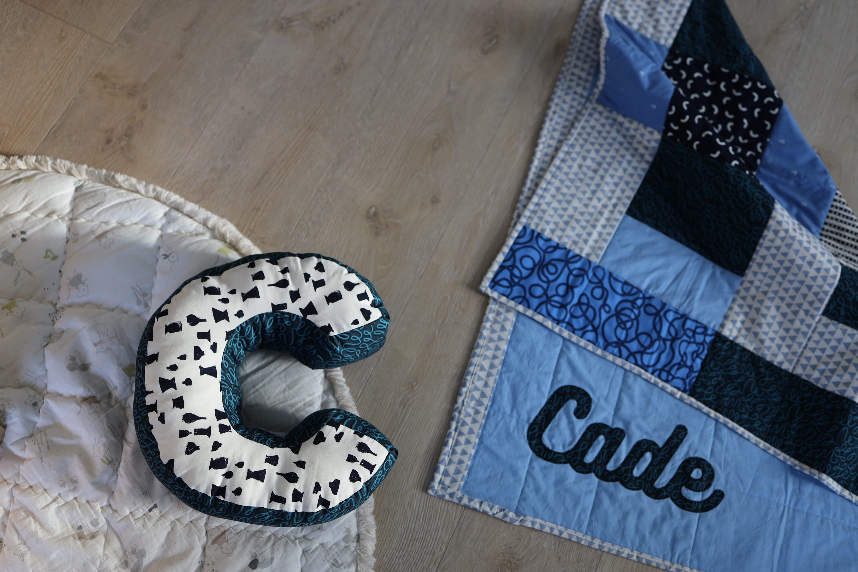 Custom Name Quilt- Complex Quilt Pattern Front With Appliqué Name - Etsy