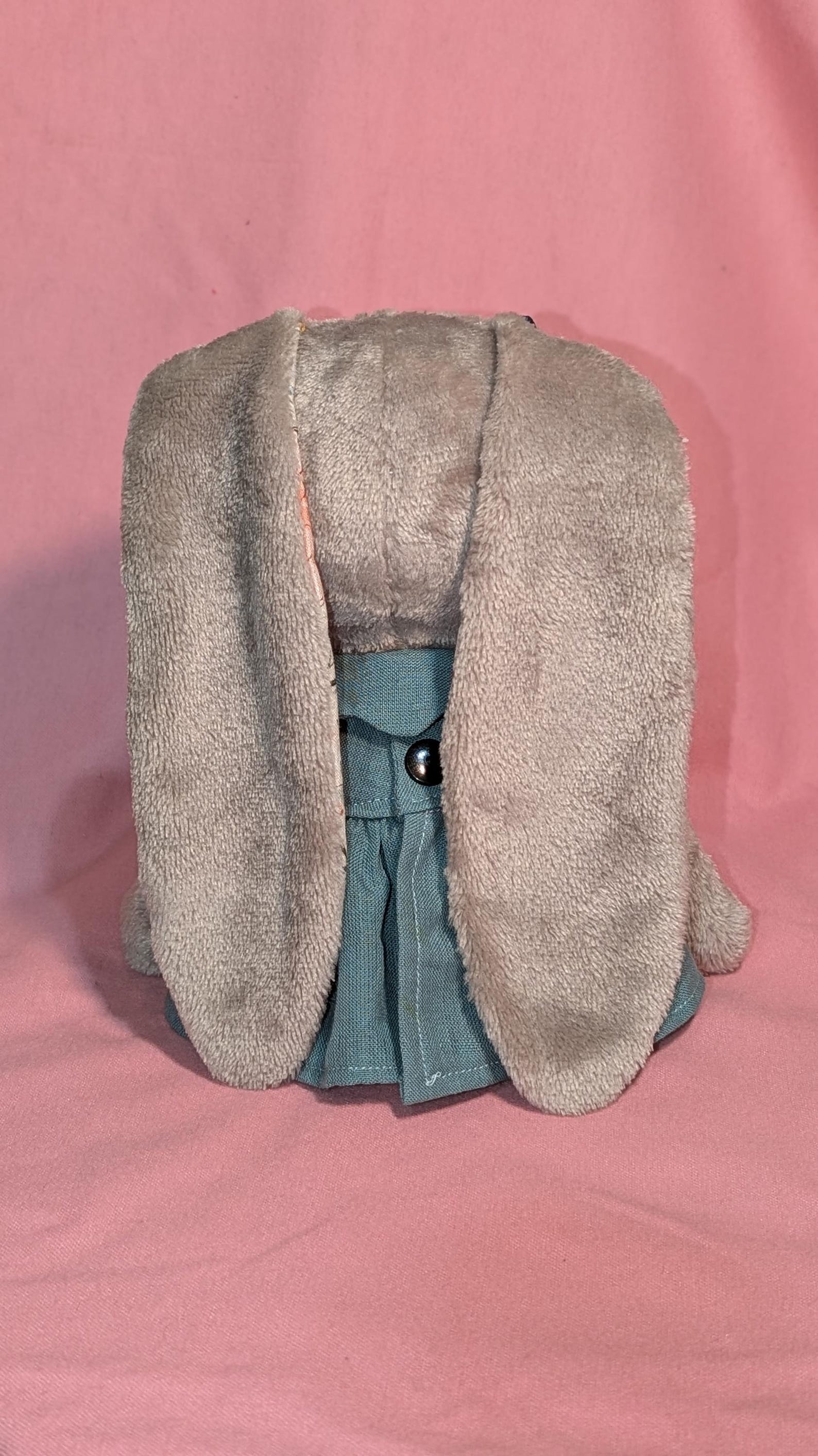 Handmade Plush Bunny With Dress – Heirloom Stuffed Animal - Etsy