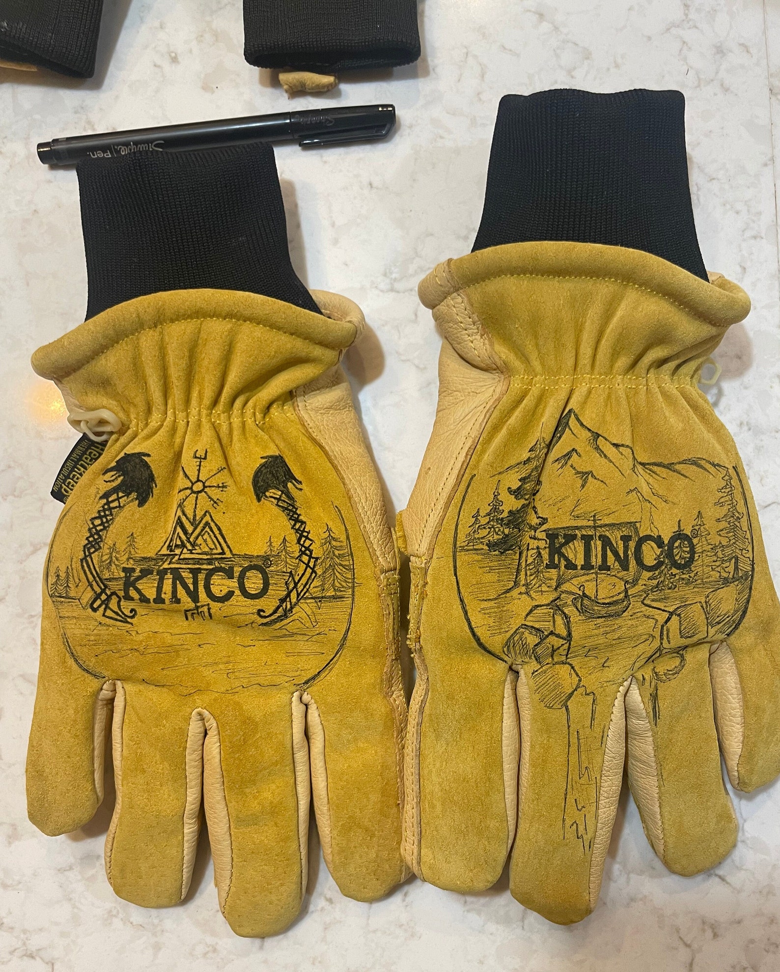 Custom Kinco Snow Gloves/mitts - Etsy