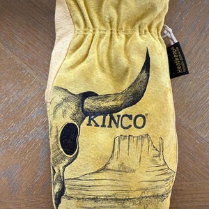 Kinco Snow Gloves/mitts Longhorn Design - Etsy