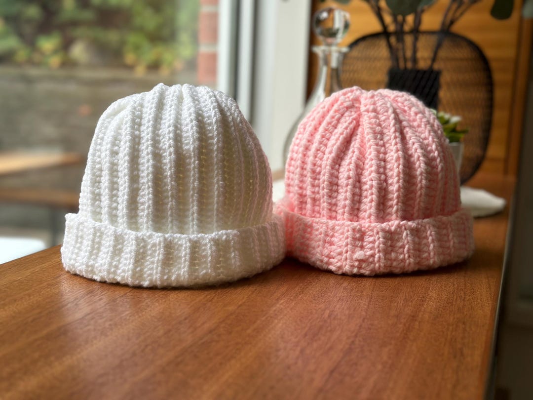 Easy Crochet Ribbed Beanie Pattern: Beginner Friendly (PDF Pattern) - Etsy
