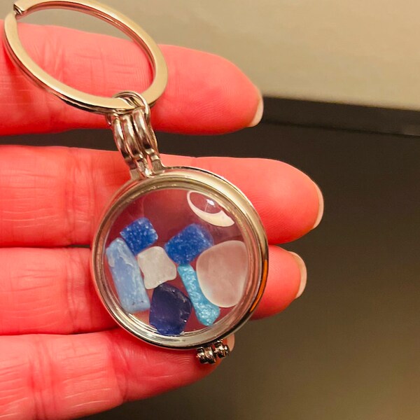 Seaglass Key Chain - Etsy
