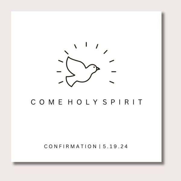 Jesus Confirmation Invitation - Etsy