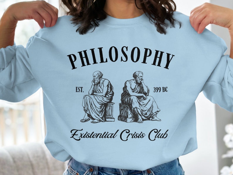 Existential Crisis Club Shirt, Philosophy T-shirt, Vintage Style ...