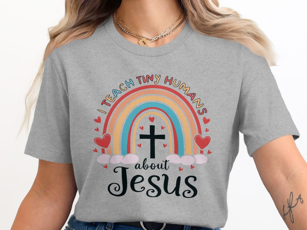 Church Camp Tee, I Teach Tiny Humans About Jesus T-shirt, Inspirational ...