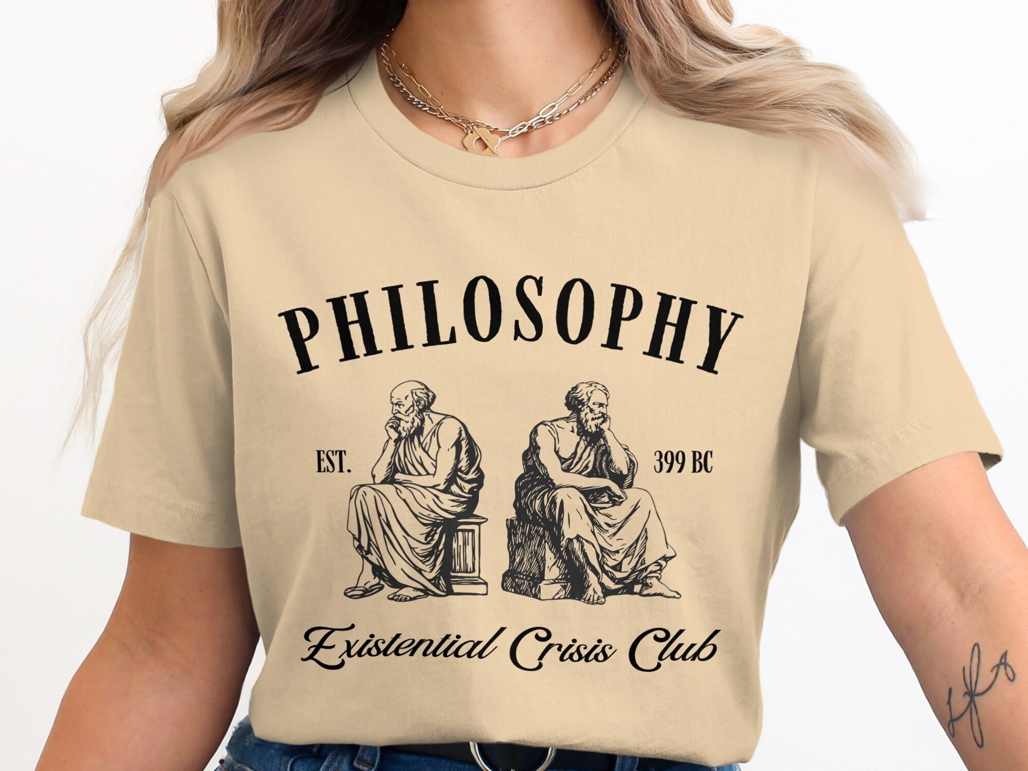 Existential Crisis Club Shirt, Philosophy T-shirt, Vintage Style ...