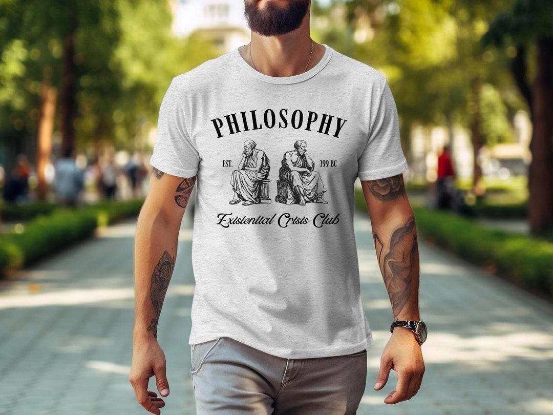 Existential Crisis Club Shirt, Philosophy T-shirt, Vintage Style ...