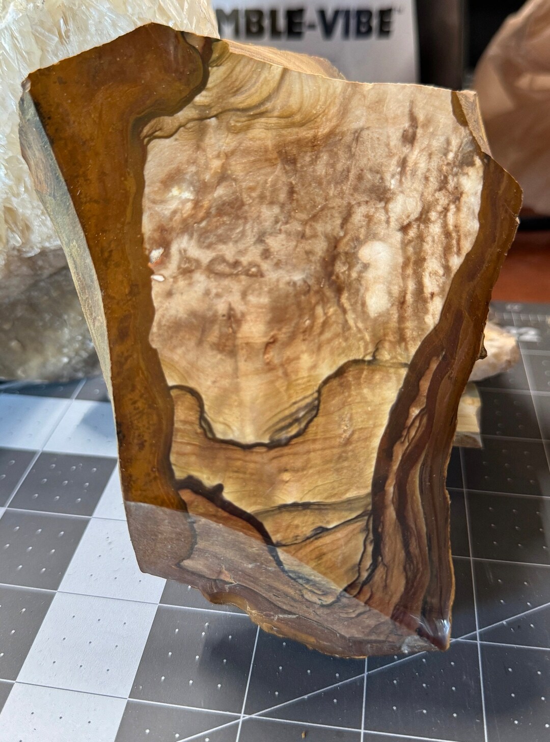 Biggs Picture Jasper Display Piece - Etsy