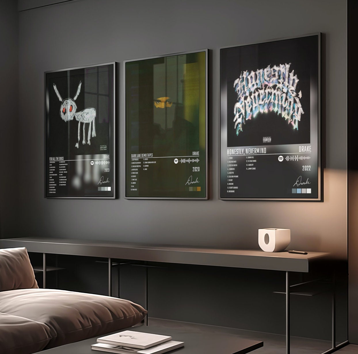 Set of 11 Drake Album BUNDLE , Album Poster, Drake Poster, Album Print ...