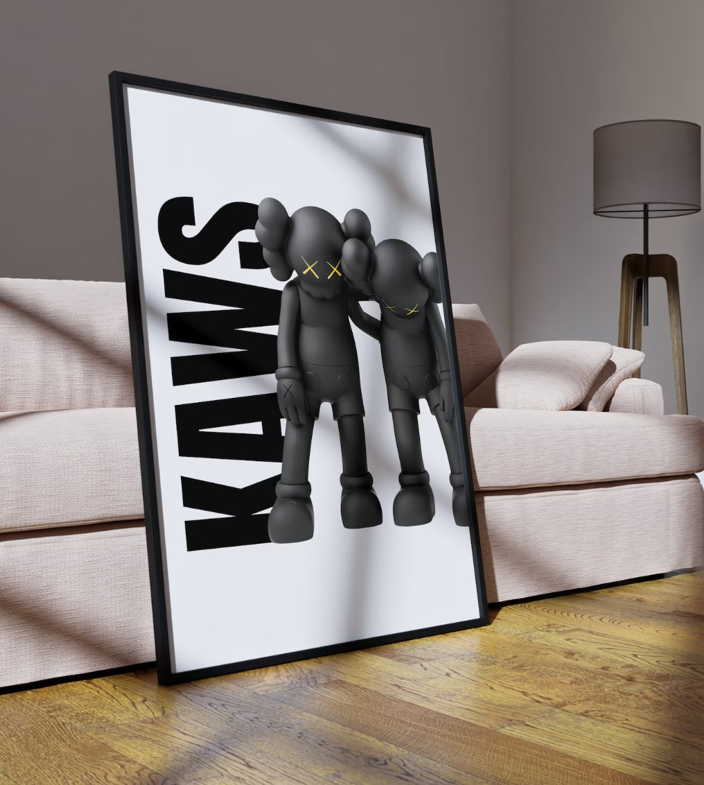 Kaws Set of 3 Posters, Hypebeast Toys,hypebeast Sneaker, Sneaker Prints ...