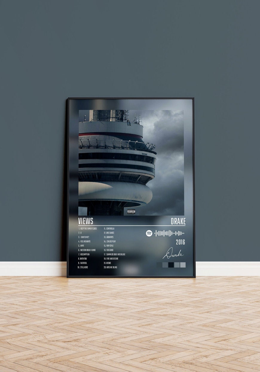 Set of 11 Drake Album BUNDLE , Album Poster, Drake Poster, Album Print ...