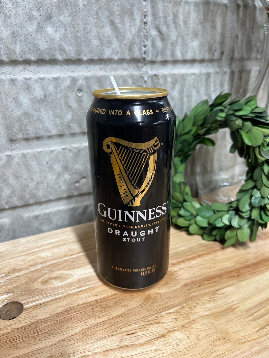 Upcycled Beer Can Candle, Guinness - Etsy