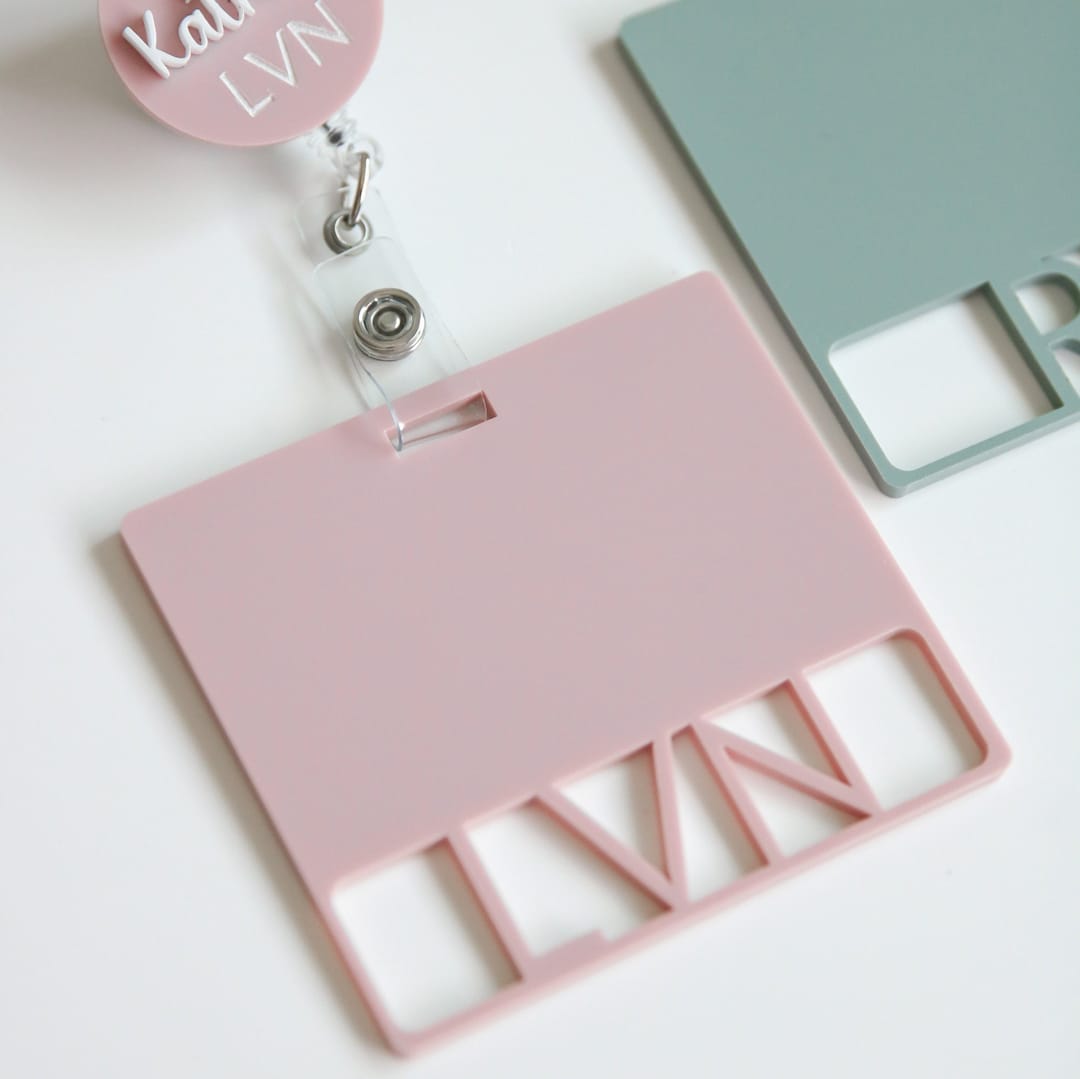 Badge Buddy for ID Card, Work ID Badge Holder, Lab Badge Buddy, Marker ...