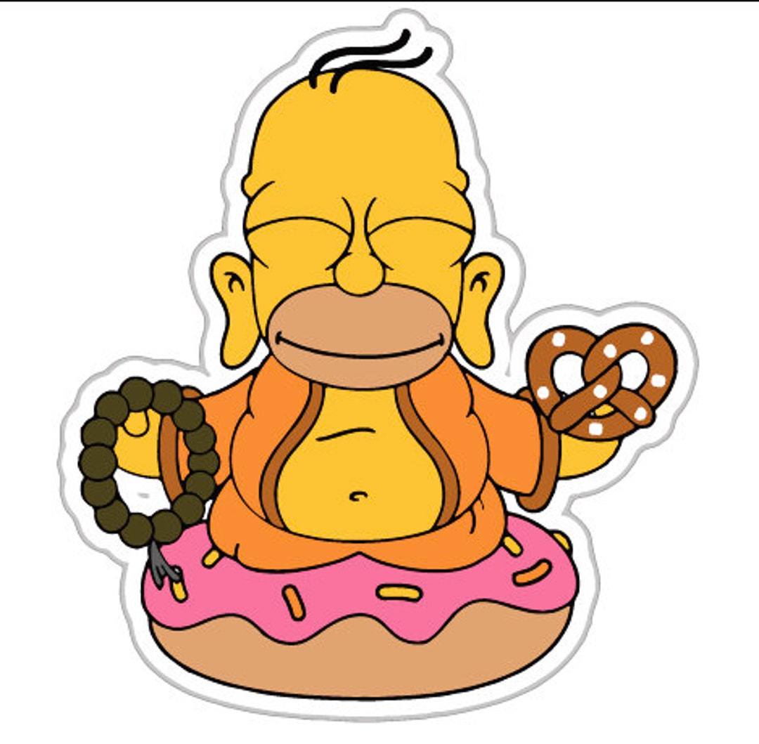Homer Simpson SVG Vector Illustration - Etsy