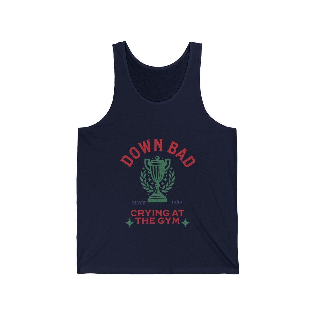 Men's Down Bad Ttpd Tank, Swiftie Tank, Crying at the Gym Tank - Etsy