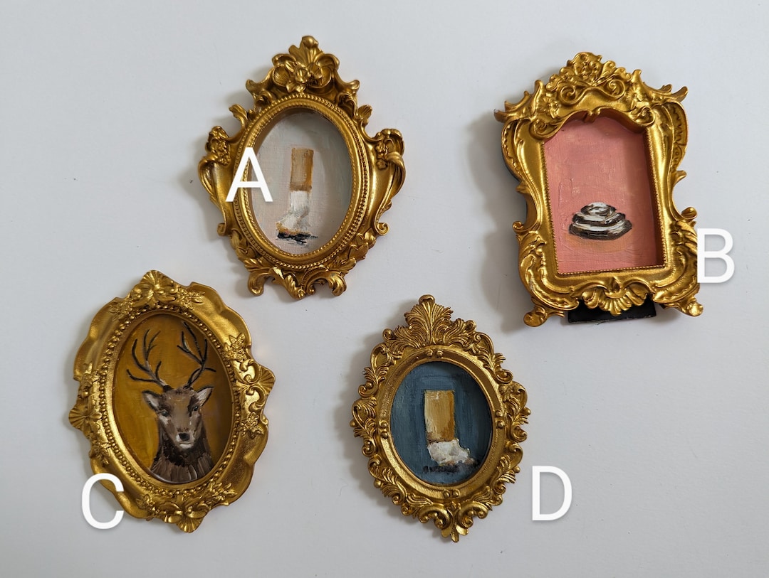 Mini Oil Paintings, Framed Original Oil Paintings, Miscellaneous ...